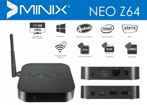 Minix Neo Z64 Intel Z3735F Quad Core Mini PC Now Available For 159