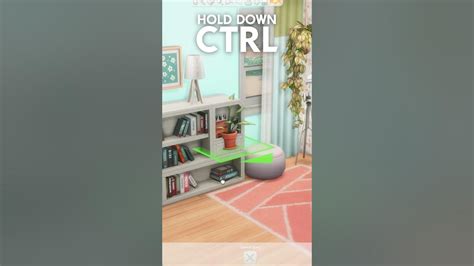 how to freely rotate items in the sims 4 shorts youtube