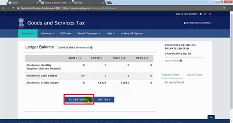 How To Fill GSTR Online At GST Portal GST Return Format