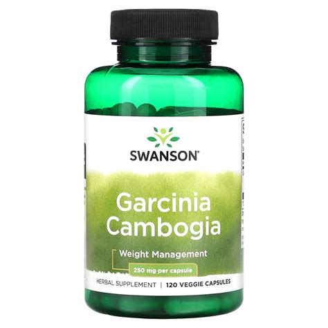 Swanson Garcinia Cambogia 250 Mg 120 Veggie Capsules