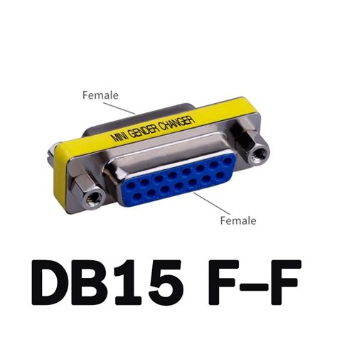 Mini Gender Changer Adapter DB DB RS Serial Port Com Connector Female Male Shopee Thailand