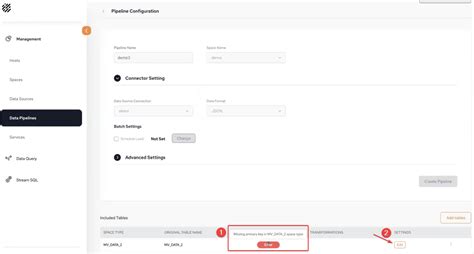 Spacedeck Data Pipeline Create New Pipeline For Batch Load