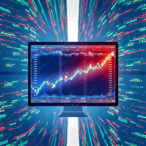 A Vibrant Heatmap Of Stock Performance Illuminates A Computer Screen Premium Ai Generated Image