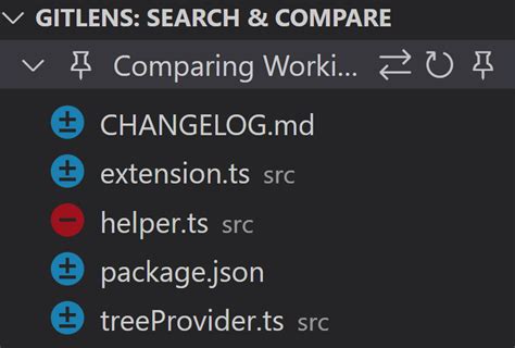 Add Compact File Only View When Comparing In Search And Compare · Issue 1884 · Gitkrakenvscode