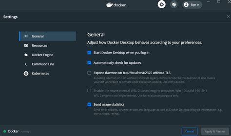 Windows Enable The Experimental Wsl 2 Based Engine Not Selectable