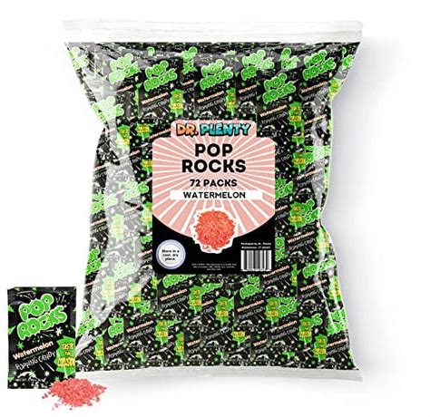 Pop Rocks Watermelon Bulk 033oz 72 Pack Of Water Melon Flavored
