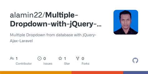 Github Alamin22multiple Dropdown With Jquery Ajax Laravel Multiple Dropdown From Database