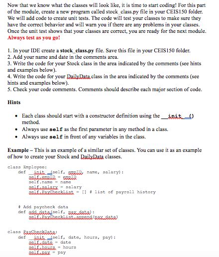 Solved Now That We Know What The Classes Will Look Like It Chegg Com