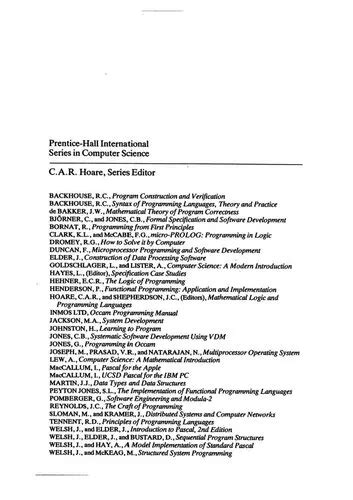 The Implementation Of Functional Programming Languages Download Pdf
