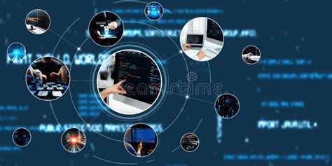 Computer Programming Coding And Ai Artificial Intelligence Nlp Data Development Stock Image