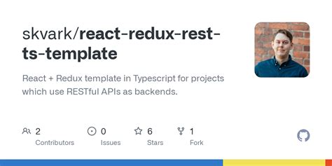 GitHub Skvark React Redux Rest Ts Template React Redux Template In Typescript For Projects