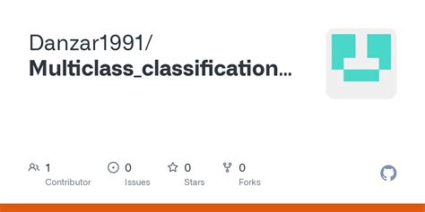 Github Danzar1991multiclassclassificationsklearn