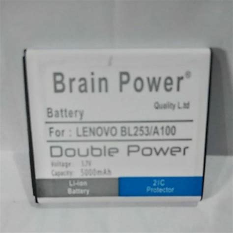 Jual Baterai Lenovo BL253 A100 Double Power Battery Shopee Indonesia