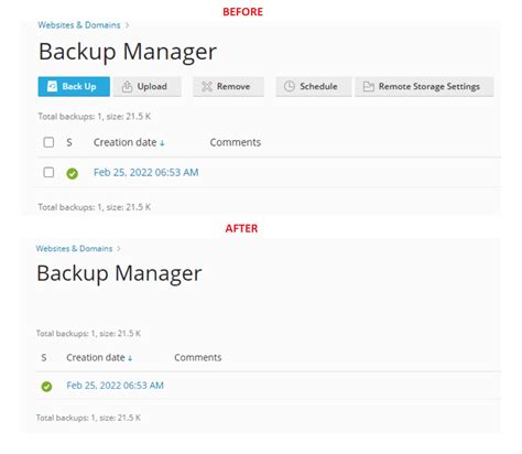 Global Backup Settings Plesk Obsidian Documentation