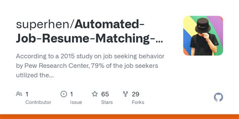 Github Superhenautomated Job Resume Matching Solution According To