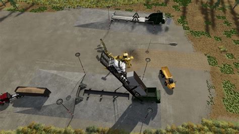 WOODCHIP SELLING DUMP RAMP AND SILO PACK WITH TRAILER V FS Mod