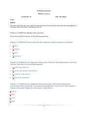 Midterm 1 Solution Pdf CS310 Data Structures Midterm 1 Solution Total Points 75 Time 1hr