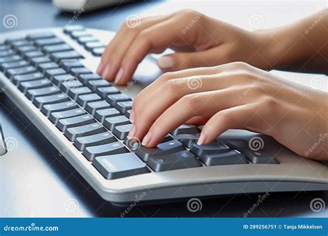 person typing on a keyboard stock illustration illustration of