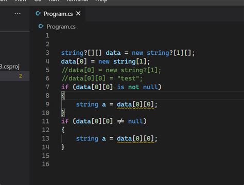 Nullcheck For An Element Inside A Array Should Turn Off The Warning For This Element · Issue
