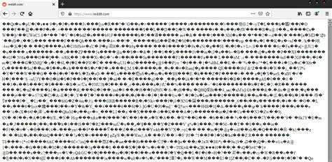 firefox 77 displays gibberish for every website except for i installed esr to
