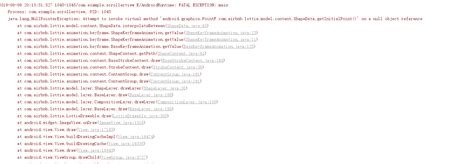 Airbnb Lottie Model Content ShapeData GetInitialPoint On A Null Object Reference Issue