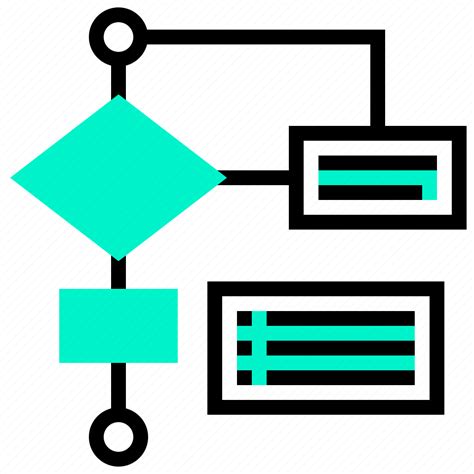 Chart Code Data Flow Plan Programming Structure Icon Download