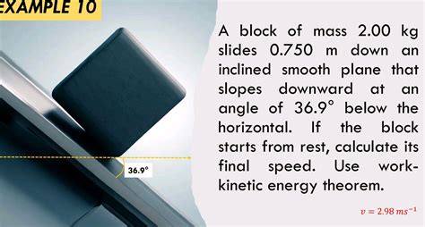 XAMPLE 10 A Block Of Mass 200 Kg Slides 0750 StudyX