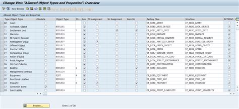 Recaac Sap Tcode Allowed Object Types And Properties