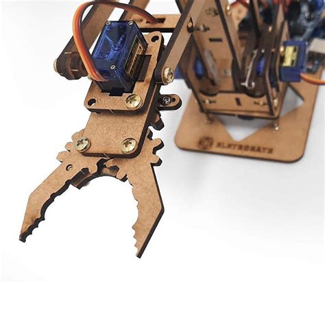 Kit Braço Robótico Com Joystick Para Arduino Eletrogate Arduino Robótica Iot Apostilas E Kits