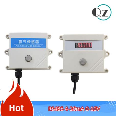 rs485 ammonia gas sensor industrial grade nh3 gas transmitter detector