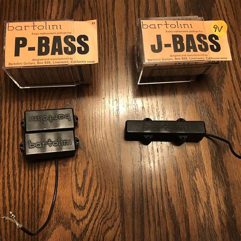 Bartolini Pj Pickup With Ntbt Tone Control 1990s Black Reverb