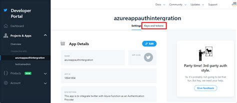 Configure Twitter Login On Your Azure Function App With App Service