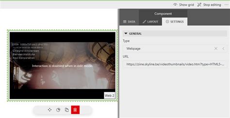 Low Code Apps Grid Playing Hls On A Text Label Of A Grid