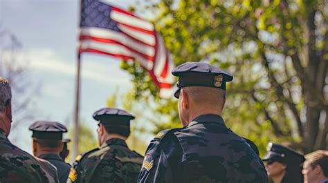 Flag Raising Ceremony Premium Ai Generated Image