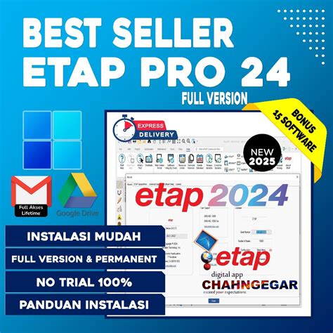 Etap 24 Pro 2024 Full Permanent Software Etap Electrical Analysis