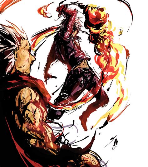 KOF - K9999 VS K by evilgun on DeviantArt