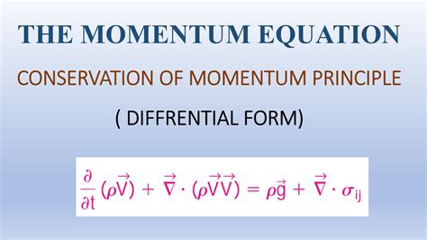 Continuity And Momentum Equations At Callum Winter Irving Blog