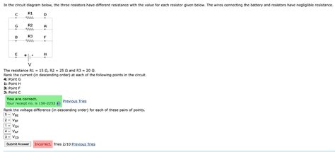Draw A Labelled Circuit Diagram Showing Three Resistors Comp