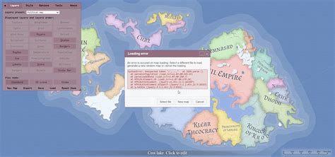 Map Loadingupdating Parse Error · Issue 857 · Azgaarfantasy Map Generator · Github