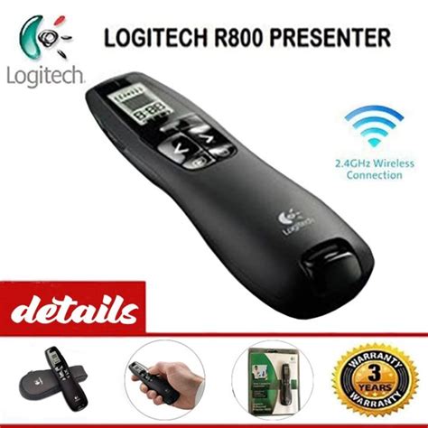 Logitech R800 Wireless Presenter With Laser Pointer Red Light Lazada Ph