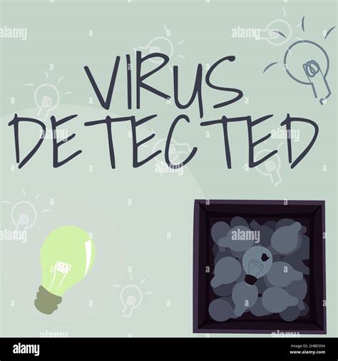 Hand Writing Sign Virus Detected Business Showcase A Computer Program Used To Prevent And