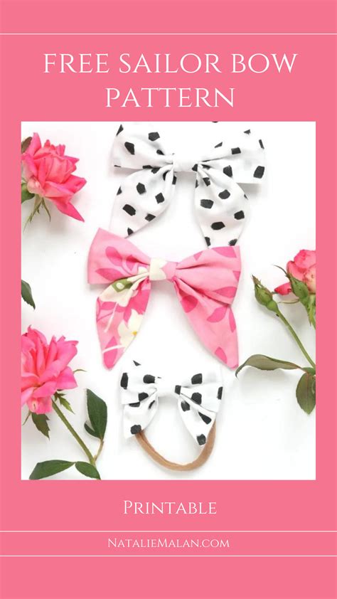 Free Sailor Bow Sewing Pattern Natalie Malan