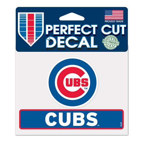 Chicago Cubs Perfect Cut Color Decal Sports Unlimited