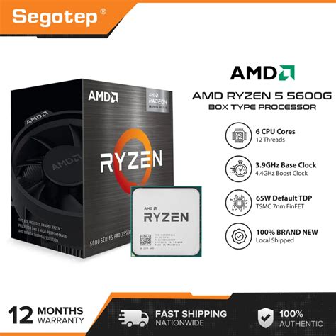 Amd Ryzen 5 5600g 5600gt 5500gt Boxed Desktop Processor W Amd