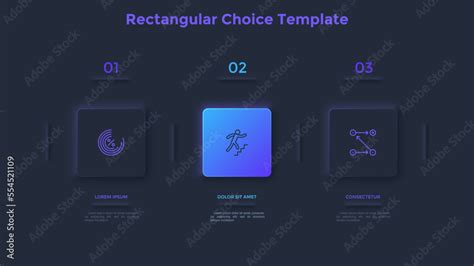Modern Infographic Neumorphic Template Stock Vector Adobe Stock
