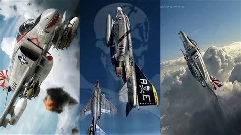 Every F 4 Aircraft In Ace Combat Series Review Youtube