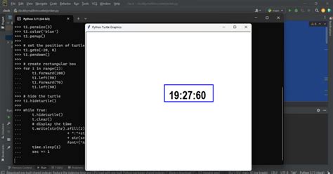 Python Project Digital Clock Using Python Turtle Blog About My