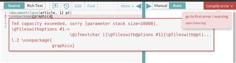 What Does This Error Mean In TexMaker TeX LaTeX Stack Exchange