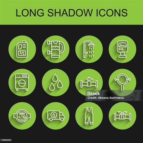 세트 라인 수량계 배관공 서비스 자동차 드레인 클리너 병 작업 바지 산업 금속 파이프 드롭 필터 렌치 및 밸브 아이콘 벡터 계기판 측정기에 대한 스톡 벡터 아트 및 기타