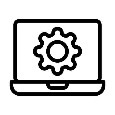 Browser Setting Icon Design 12863052 Vector Art At Vecteezy